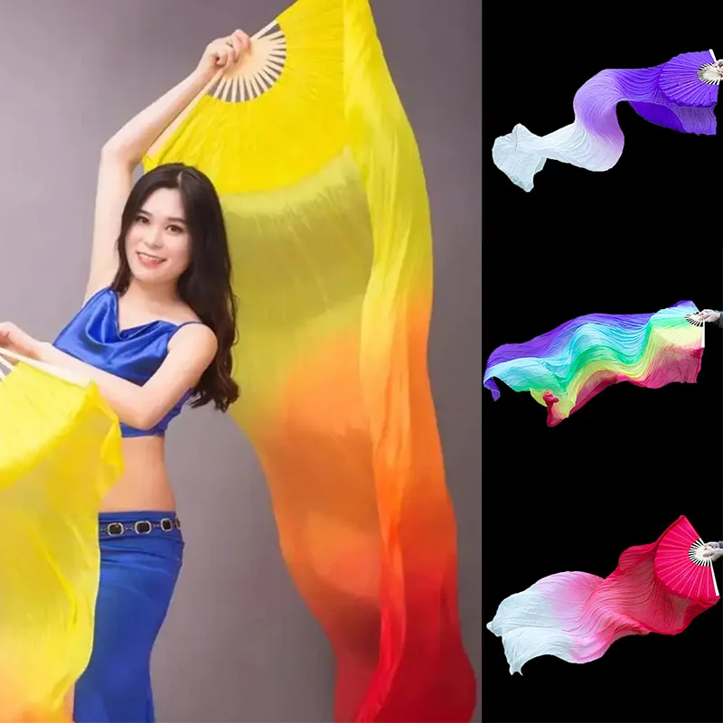 1pc-Belly-Dancing-Fan-Gradient-Color-Dancer-Practice-Long-Imitation ...
