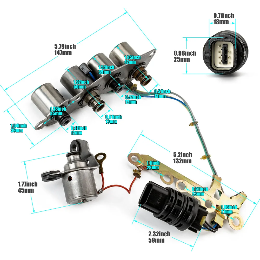 Solenoid Kit Pack RE4F04B RE4F03B 31940-85X01 For Nissan Xterra Maxim