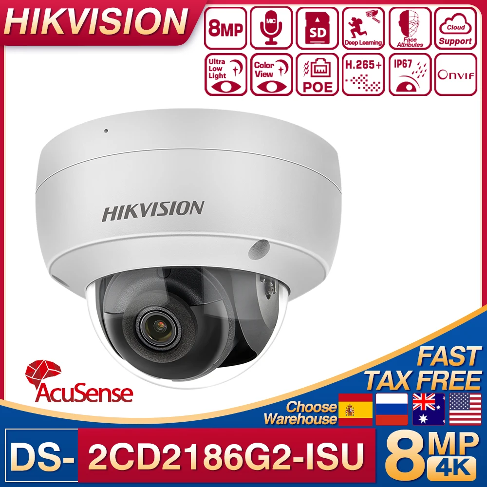 Original-Hikvision-Acusense-8MP-4K-IP-Camera-PoE-H-265-DarkFighter-IR ...