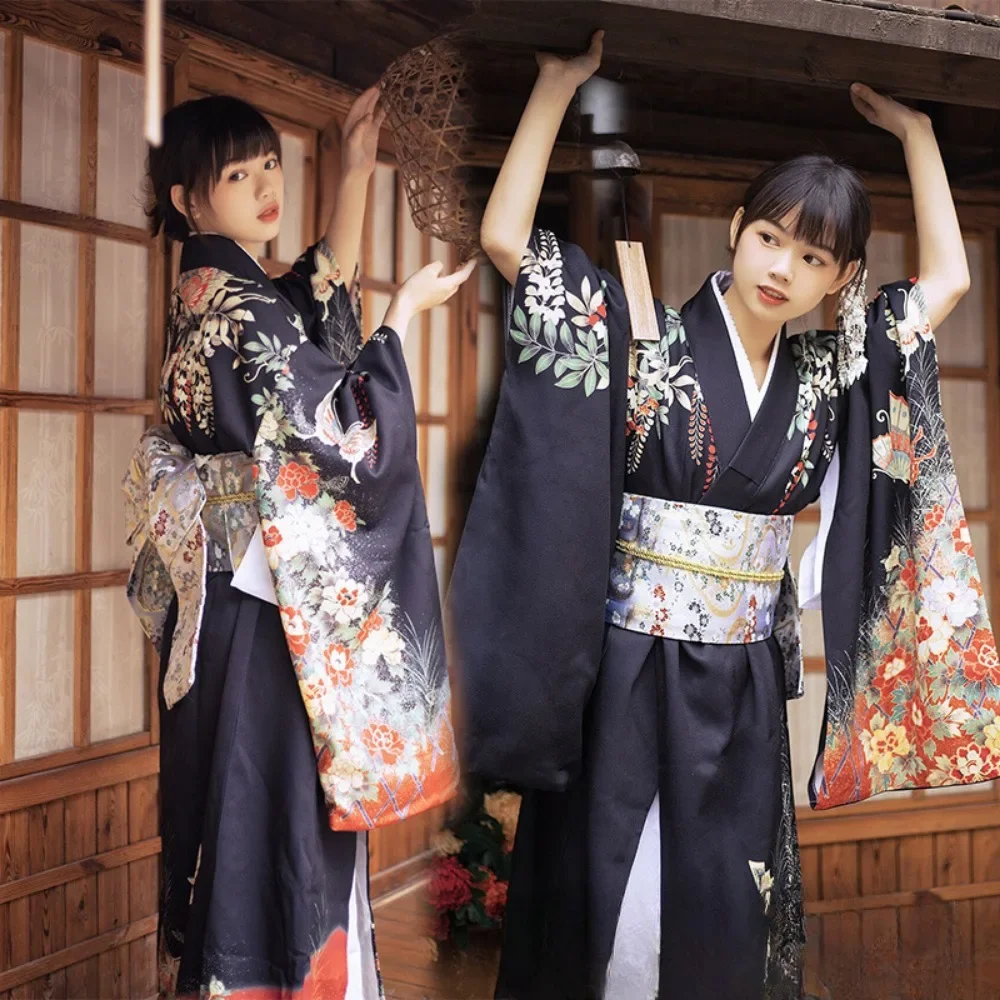 Women-s-Cosplay-Japanese-Kimono-Traditional-Style-Yukata-Print-Pajama ...