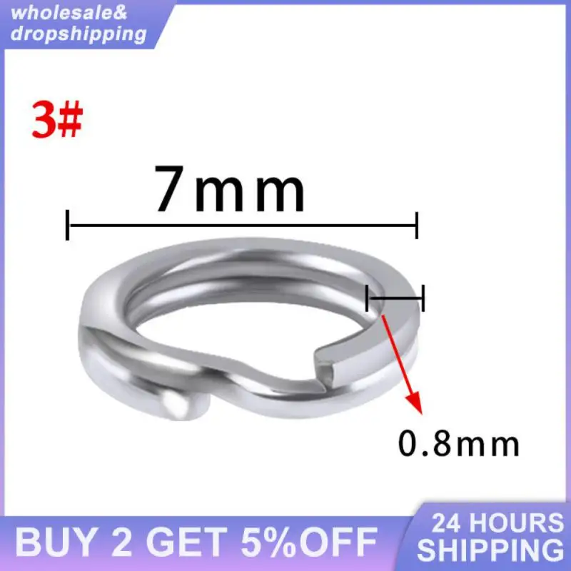 Fishing-Split-Rings-Stainless-Steel-Strength-Pressure-Flat-Ring-Fishing ...