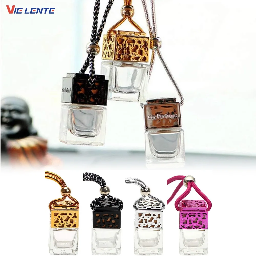 Car Hanging Perfume Empty Bottle Pendant Fragrance For Essential Oils ...