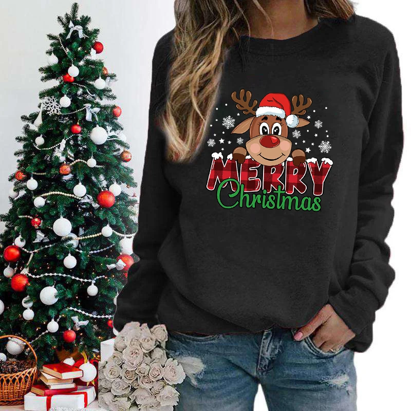 Pul-ver-estampado-de-Feliz-Natal-masculino-e-feminino-moda-streetwear ...