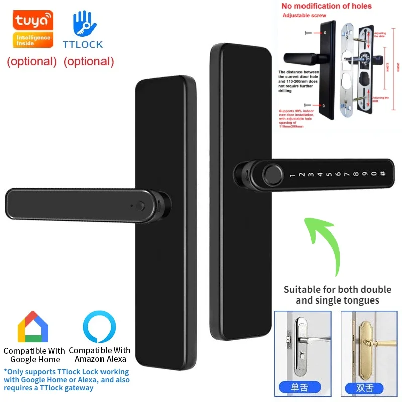 Biometric-Fingerprint-Door-Lock-Smart-Lock-Password-Tuya-TTlock-App ...