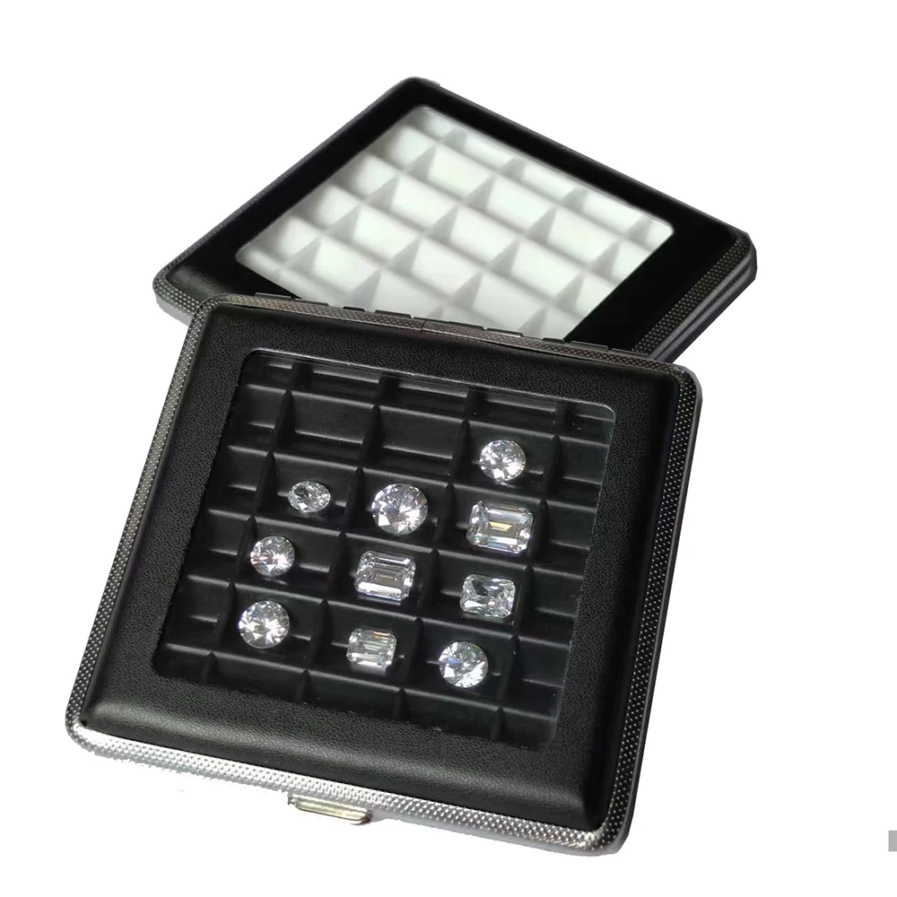 Metal-Loose-Diamond-Storage-Box-30-Grids-Gems-Jewelry-Display-Case ...