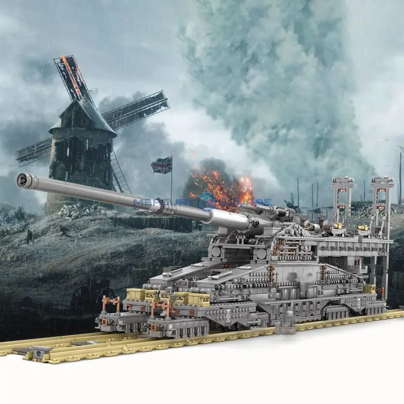 German-80cm-Railway-Gun-Dora-Military-Modern-Engineering-Building ...