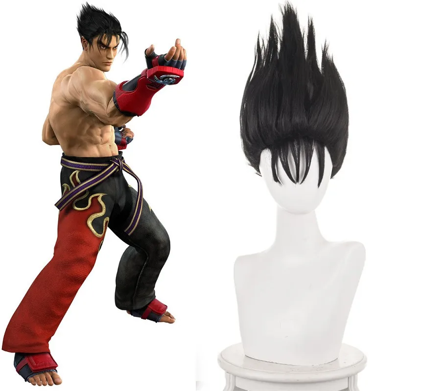 TEK-KEN-Jin-Kazama-Cosplay-Costume-Sauna-Wear-Prop-Perruque-Noire-Cheveux-Courts.jpg