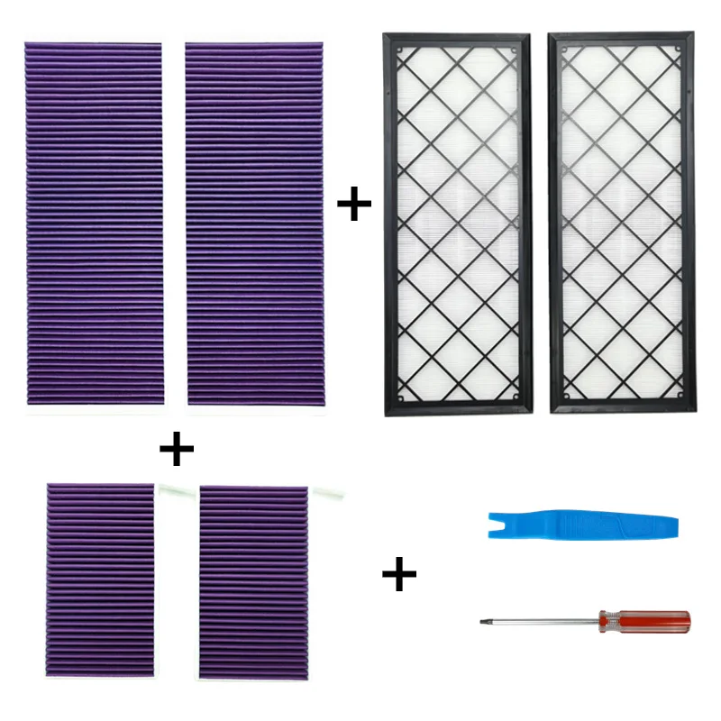 Filter-Set-For-Tesla-ModelY-AC-Filters-for-Model3-Air-Conditioning ...