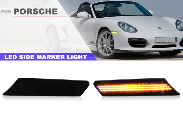 LED Sequential Lights LED Side Marker Lights For Porsche 911 & Boxster ...