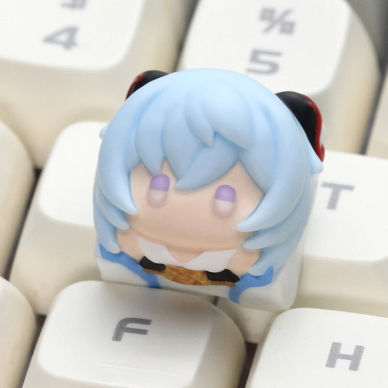 Ganyu-Keycap-Genshin-Impact-Keycaps-Anime-Custom-Artisan-Key-Cap-Kawaii ...