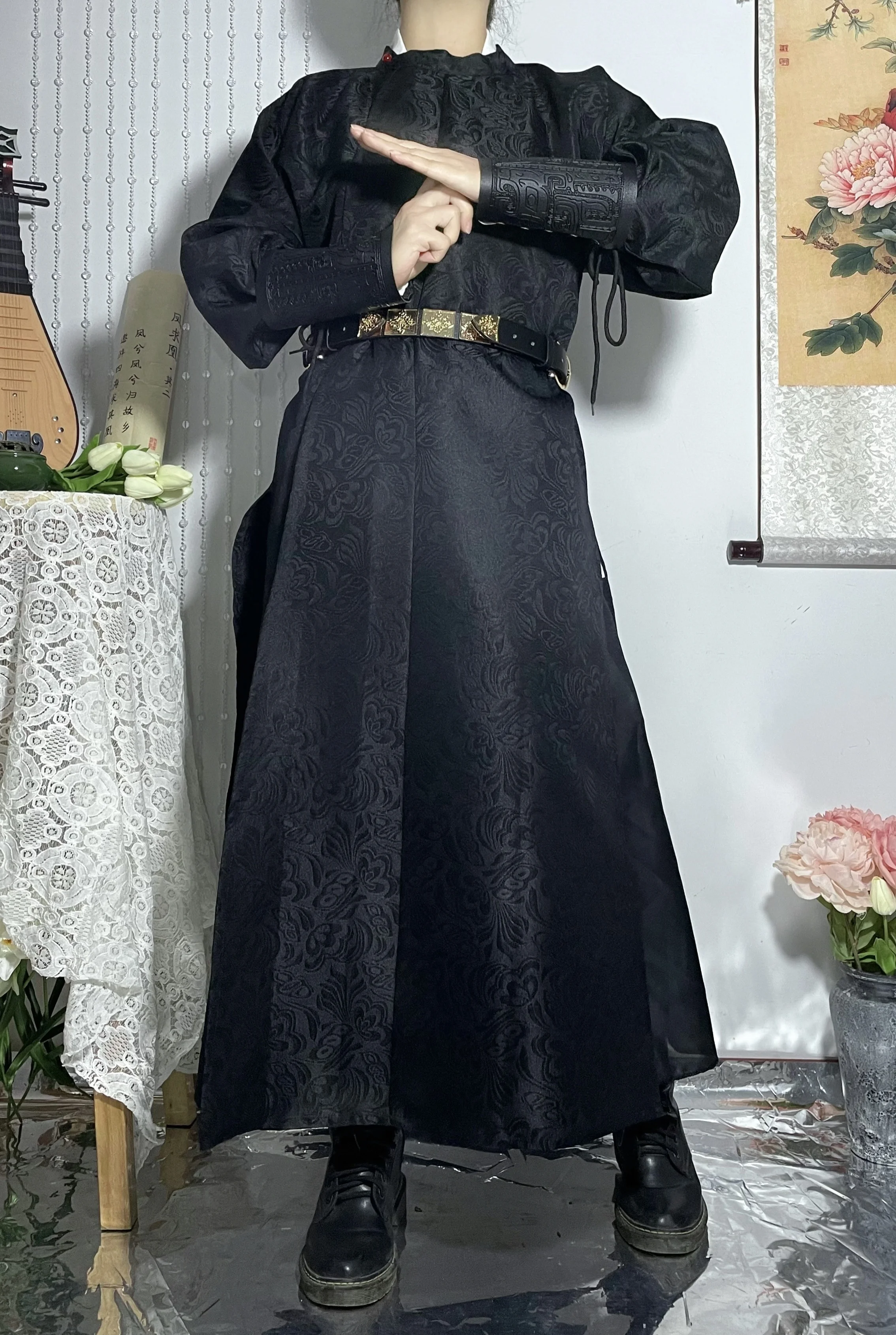 Chinese-Hanfu-Robe-Tang-Dynasty-Men-Women-Ancient-Traditional-Round ...