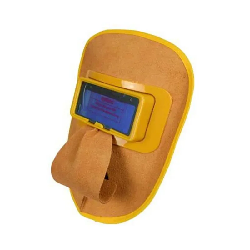 Auto Darkening Welding Helmet Solar Welding Mask Welder Cap Cowhide ...