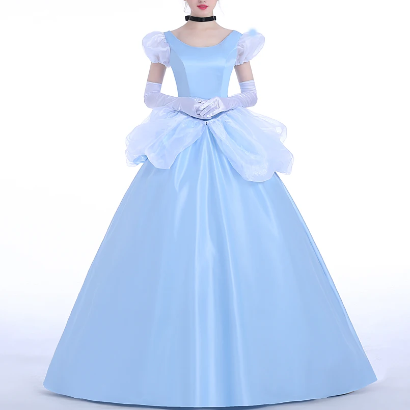 Custom-Made-Cinderella-Princess-Costume-Cosplay-Dress-For-Adult-Women ...