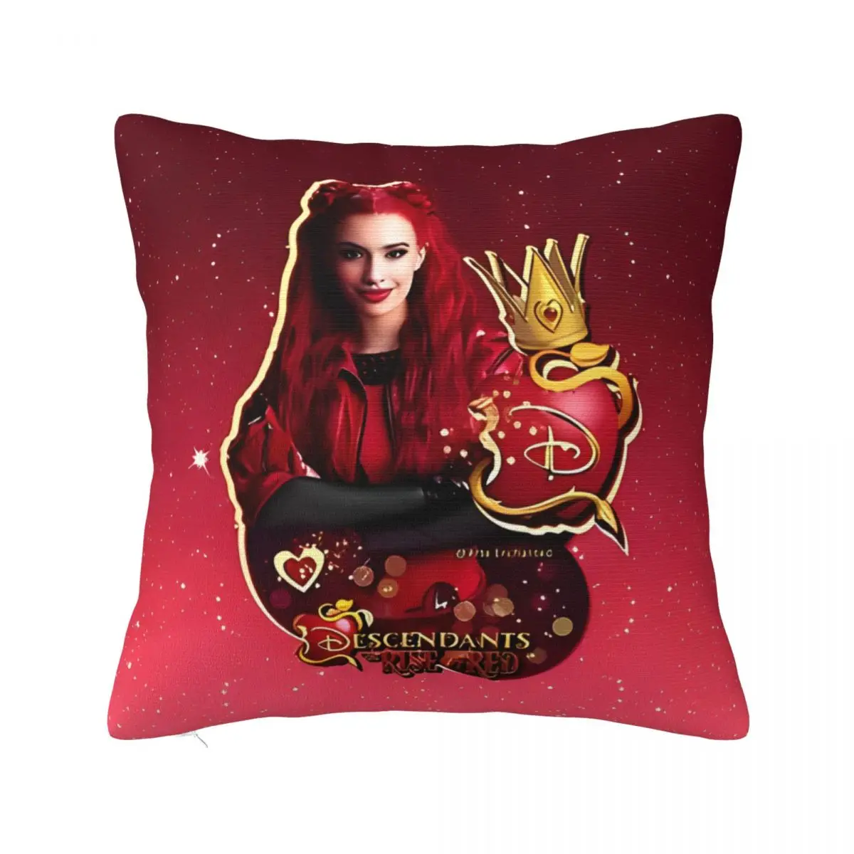 Printing-Descendants-4-The-Rise-Of-Red-Pillowcase-Fabric-Cushion-Cover ...