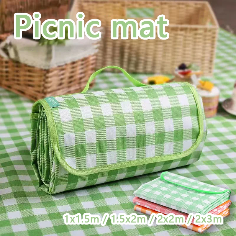 Portable-Picnic-Mat-Thickened-Wear-Resistant-Camping-Grass-Mat-Outdoor ...