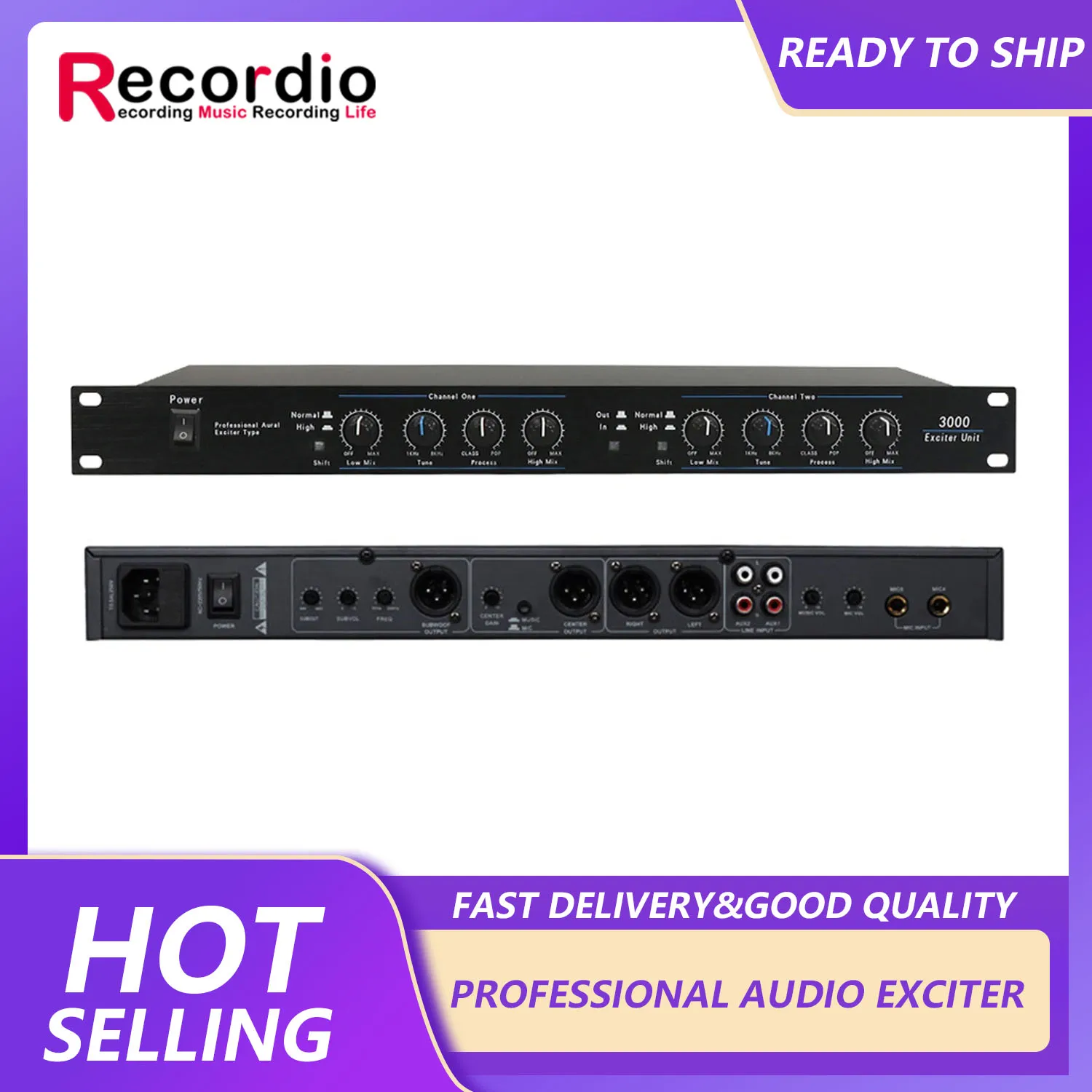 GAX-3000-Sound-Audio-Exciter-Processor-speaker-management-Professional ...