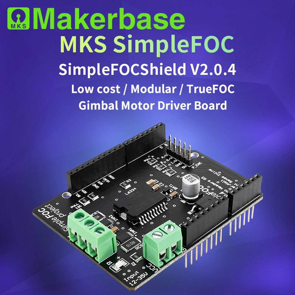 Makerbase-placa-controladora-de-Motor-SimpleFOC-Shield-V2-0-4-placa-controladora-de-Motor ...