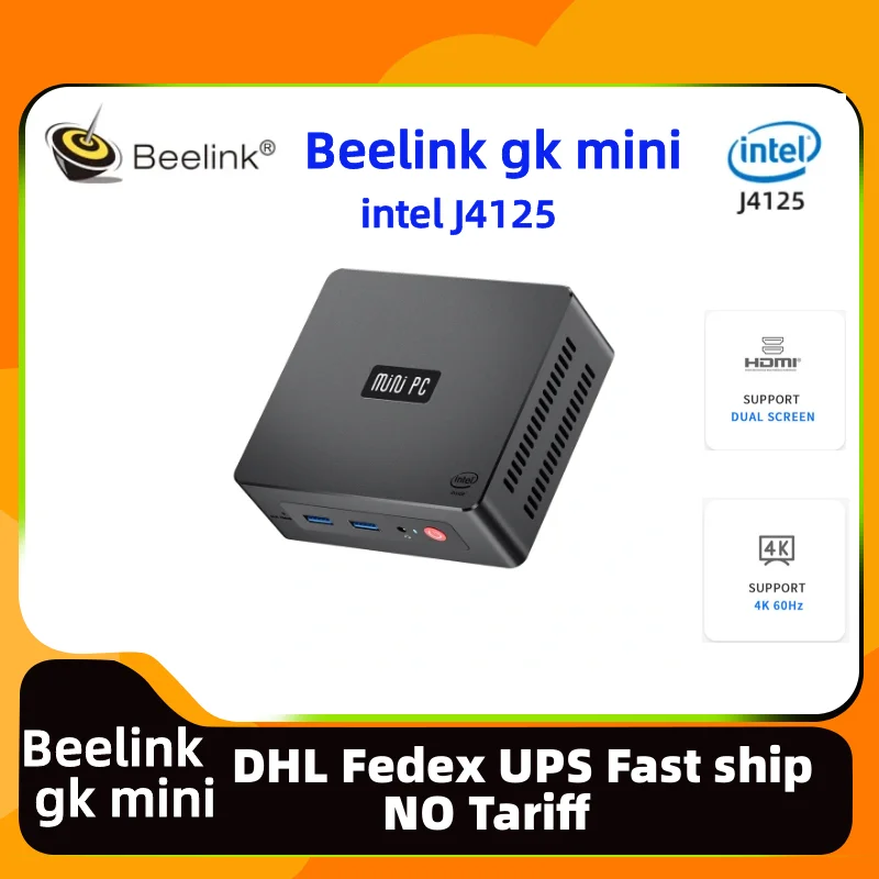 Beelink-Mini-PC-de-oficina-solo-para-Brasil-GK-mini-Intel-J4125-DDR4 ...