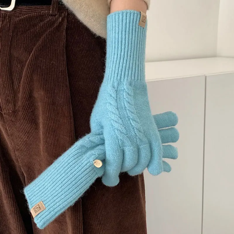 Winter-Warm-Knitted-Gloves-For-Women-Men-Coldproof-Knitted-Mittens-Full ...