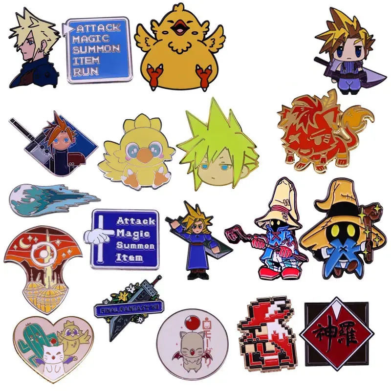 Pin-esmaltado-Final-Fantasy-Cloud-Strife-Buster-Sword-Meteor-Chocobo ...