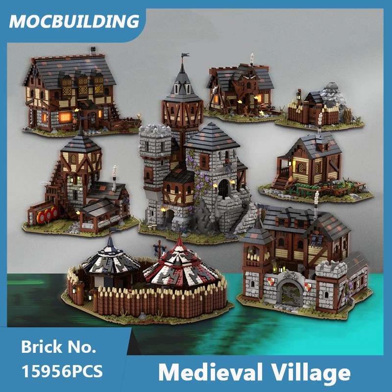 Medieval Village With Castle