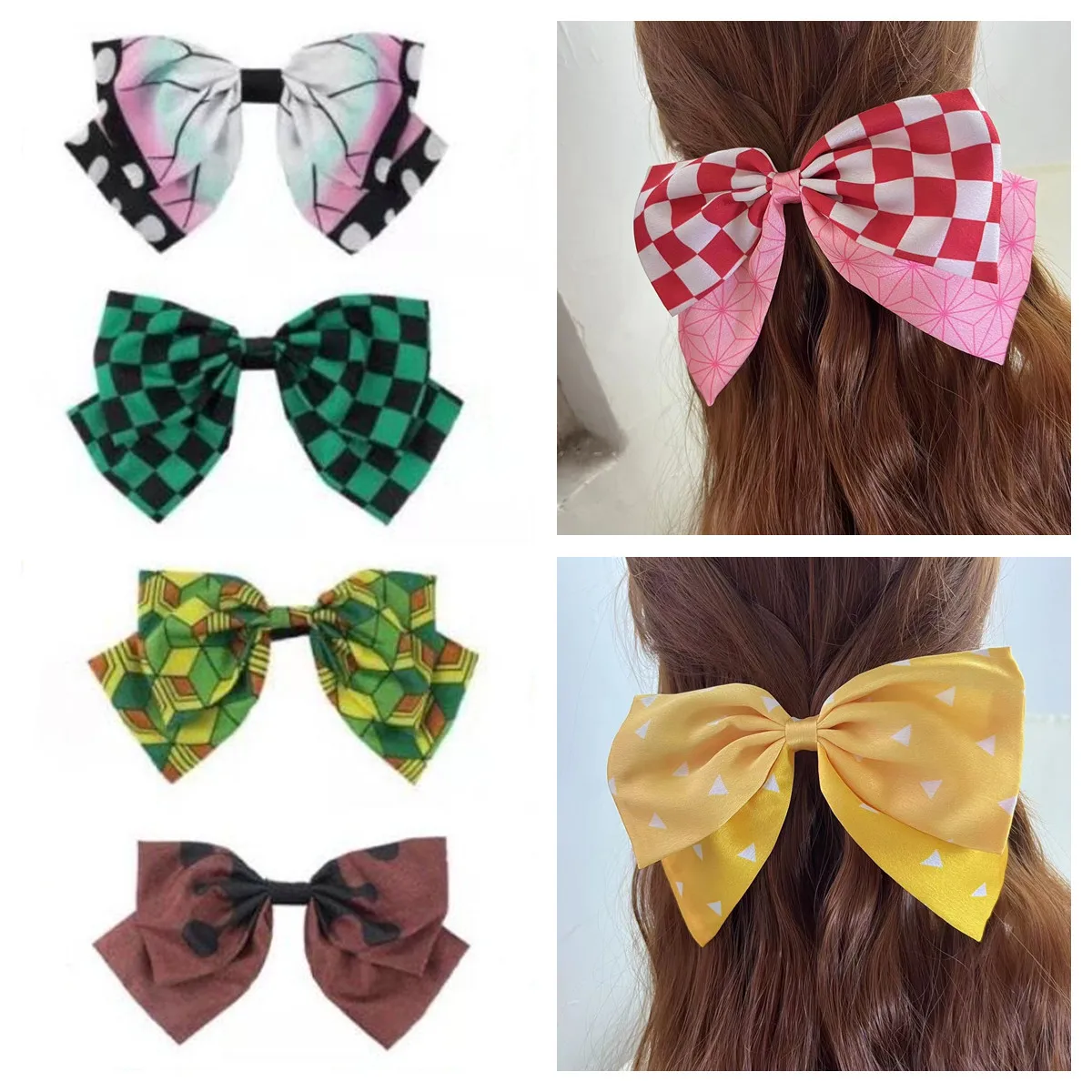 Anime-Demon-Slayer-Cosplay-Bow-Tengen-Daki-Inosuke-Shinobu-Hair ...