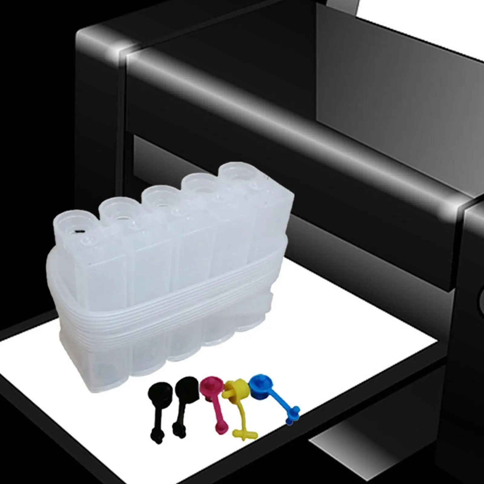 DIY-Continuous-Ink-Supply-System-5-Color-Ink-for-Inkjet-Printer ...