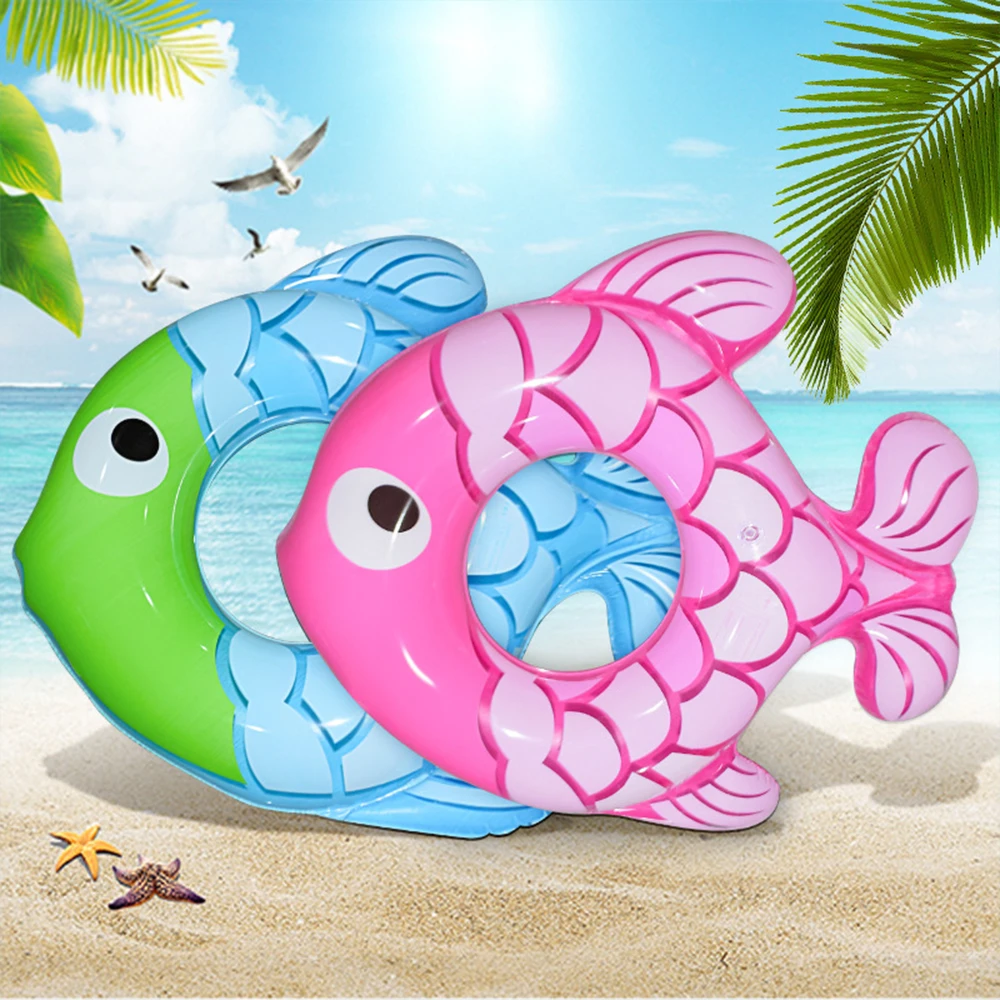 Cute-Fish-Shaped-Baby-Toddler-Swimming-Ring-Pool-Cute-Child-Float ...