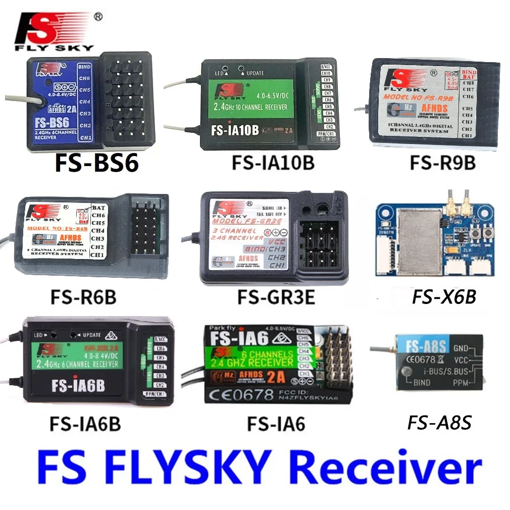 Receptor-FlySky-FS-R6B-FS-GR3E-receptor-para-i6-i10-CT6B-T6-TH9x ...