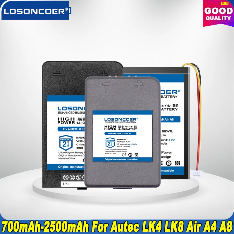 2500mAh-Battery-For-Autec-Light-LK4-LK6-LK8-Air-A4-Air-A6-Air-A8 ...