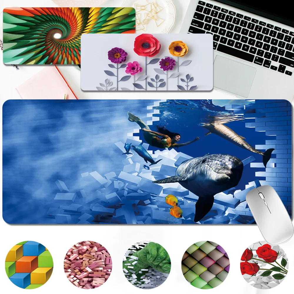 Portable Large Computer Mousepad 30x60CM/30x80CM Gaming Mouse Pad 3D ...