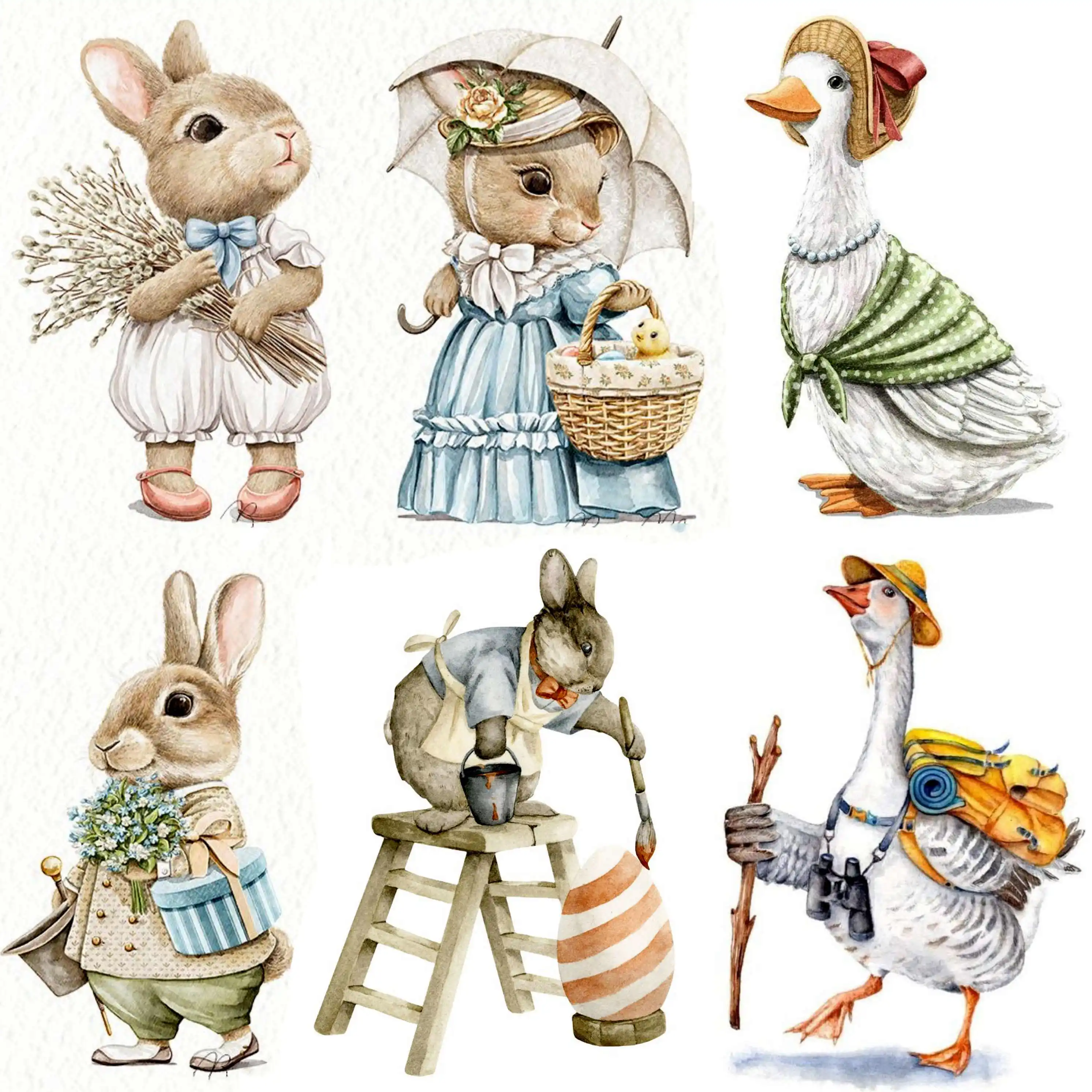 Small Animal Transparent Silicone Rubber Stamp And Die Sheet Cling ...