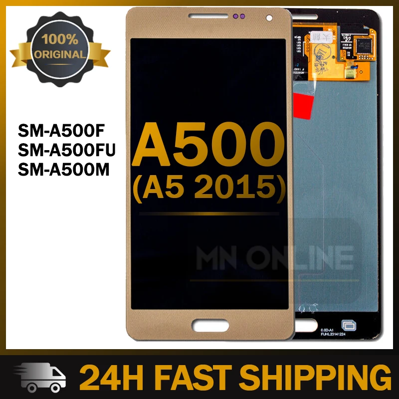 Pantalla SUPER AMOLED de 5,2 "para SAMSUNG Galaxy A5 2015, LCD, A500 ...