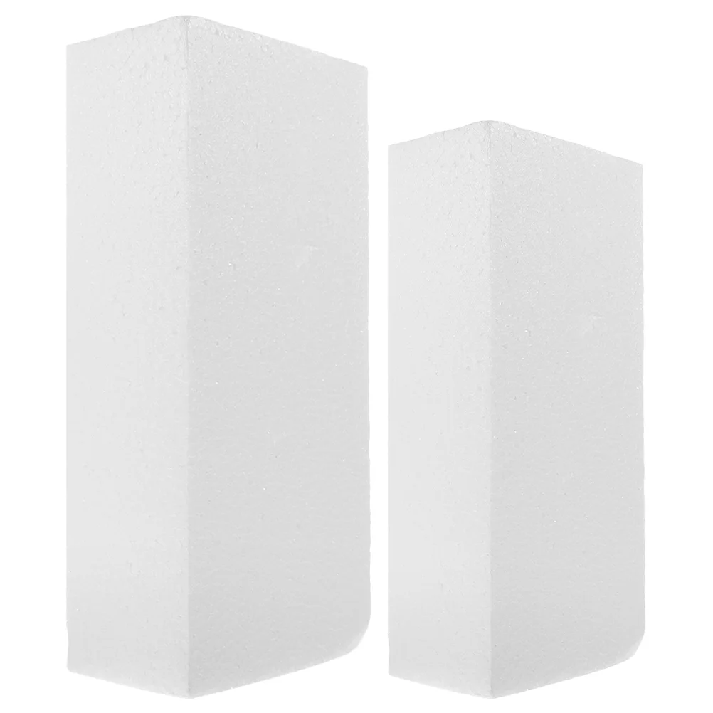2-Pcs-Polystyrene-Cubes-Rectangular-Foam-Block-Balls-Flower-Arranging ...