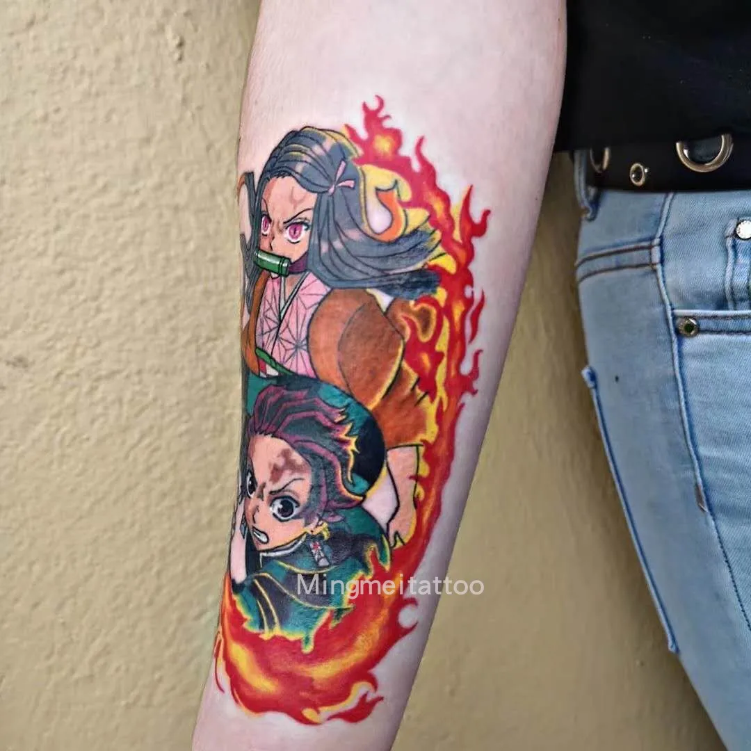 Tanjiro and nezuko tattoo - Bronctattooaus.com
