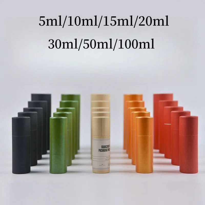 Kraft-Paper-Tube-Round-Cylinder-Oil-Bottle-Packaging-Cardboard-Jar ...