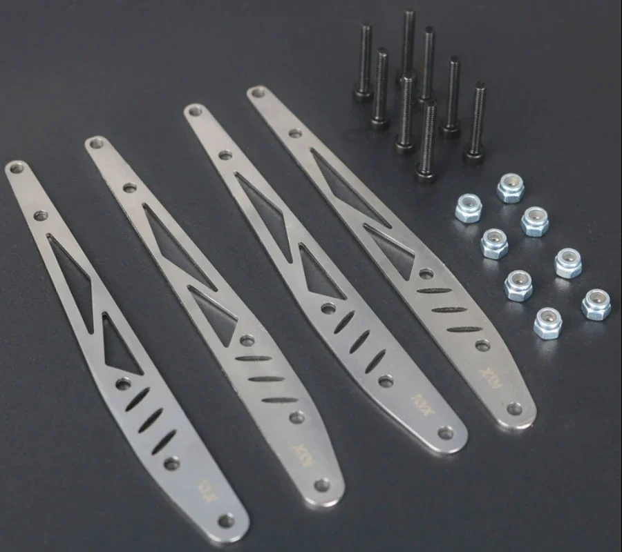 KYX Racing Stainless Steel Rear Trailing Arm Plate Protector Tie Rod ...