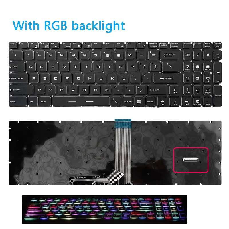 New-Original-Laptop-Keyboard-For-MSI-GP65-GL75-GF75-GE75-GS75-GP75-GT76 ...