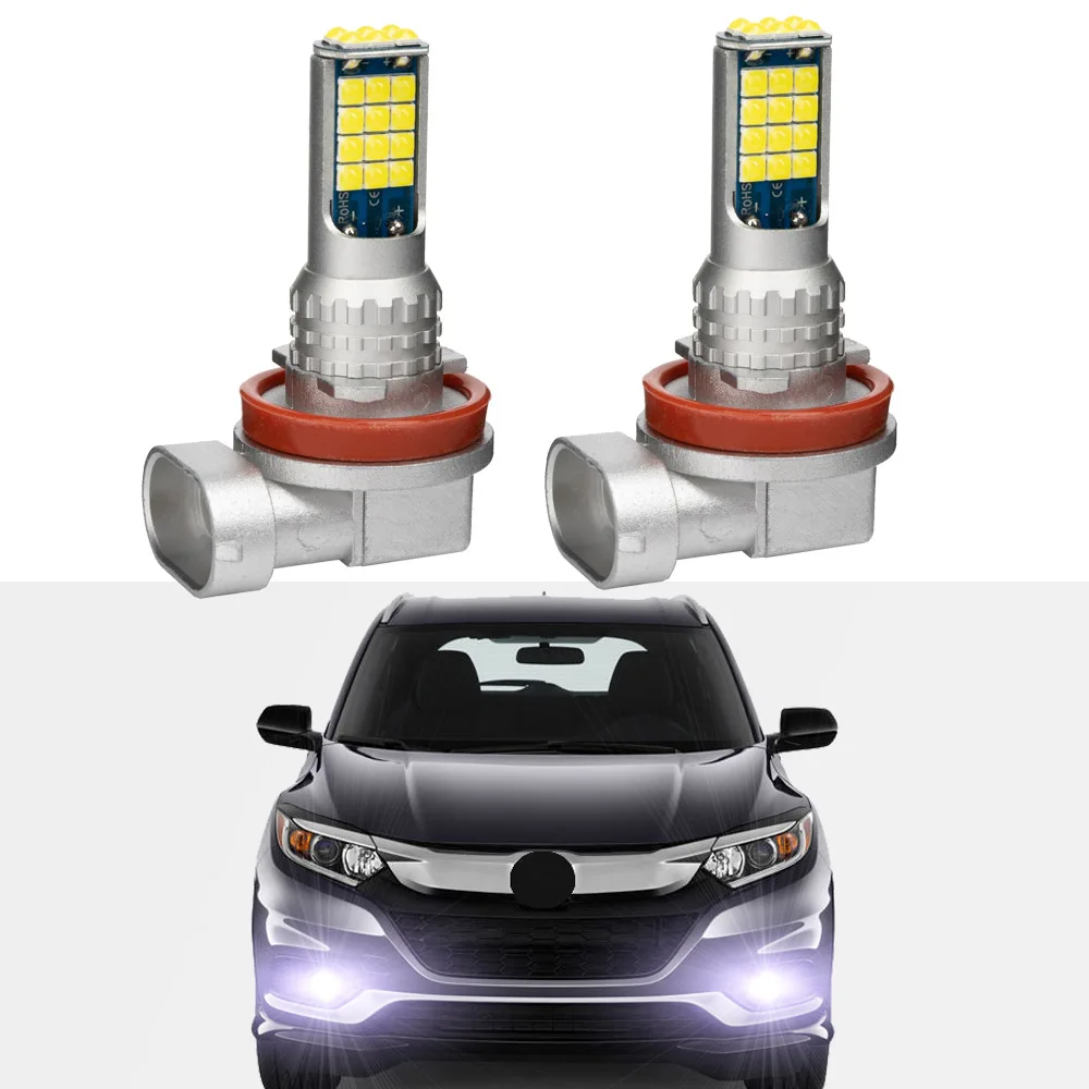 2Pcs For Honda HR-V HRV 2016 2017 2018 2019 2020 2021 2022 LED Fog Lamp ...