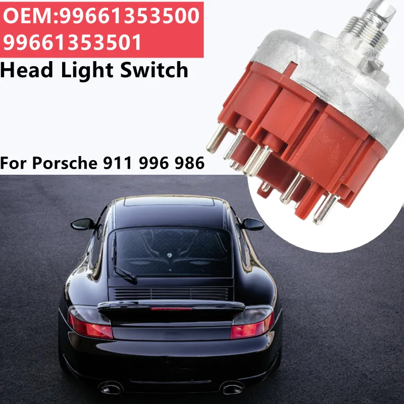 Новый переключатель фар для Porsche 911 1999-2005 996 986 Boxster 1997 ...