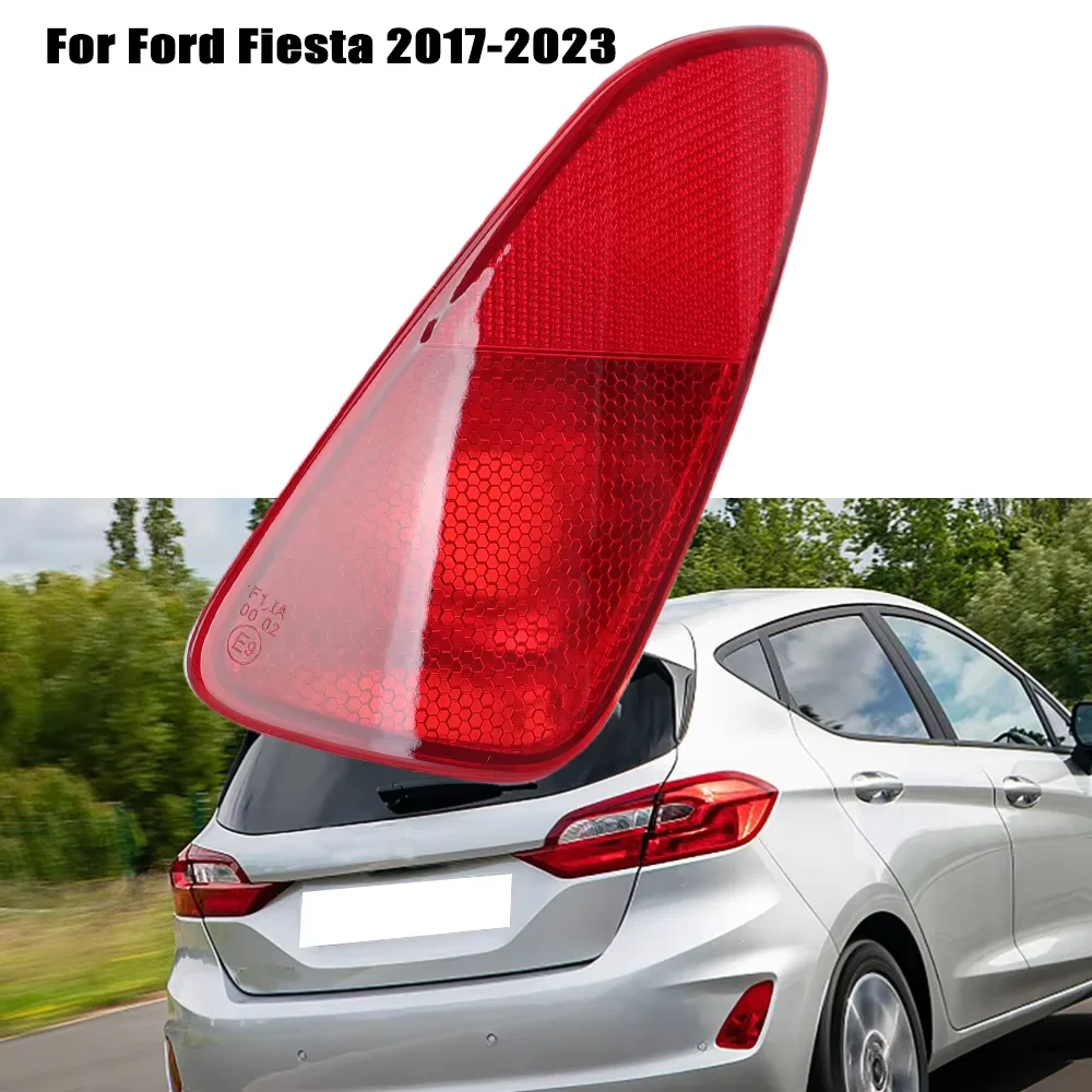 Rear Bumper Reflector Light for Ford Fiesta 2017 -2023 ABS Brake Lights ...