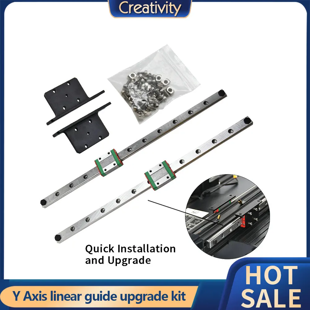 Ender-3-V2-PRO-Y-Axis-Upgrade-kit-MGN12H-Linear-Rail-upgrade-kit-X-Axis ...
