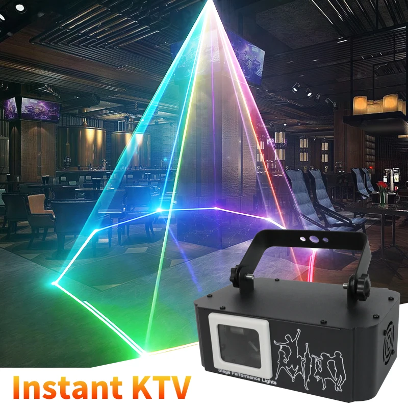 YSH-RGB-Full-Color-Laser-Lamp-Stage-Disco-Beam-Line-Flip-Scanner-Party ...