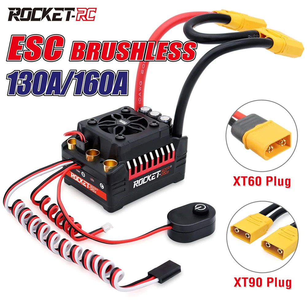 RC ESC SURPASSHOBBY Rocket Brushless 160A 130A ESC 4S Electronic Speed ...