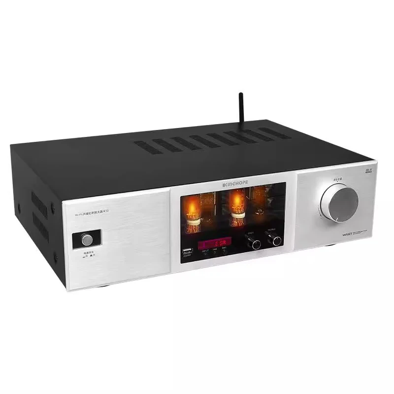 K10 HIFI Tube Audio Power Amplifier Bluetooth 5.0 130W*2 Output Power ...