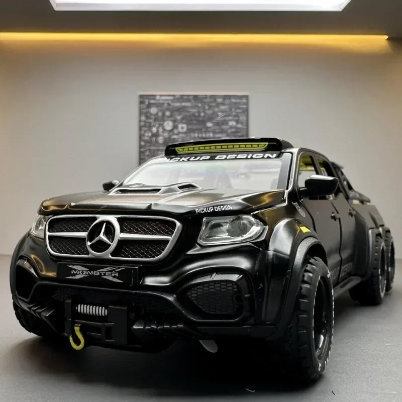 Simulation-1-28-Scale-Benzs-X-Class-6X6-Off-Road-Vehicles-Model-Sound ...
