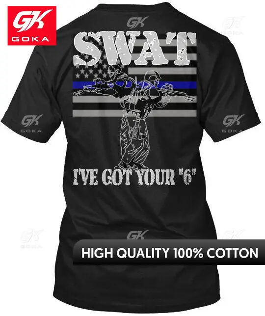 Swat - Ive Got Your 6 Tee T-Shirt Graphic T Shirts Mens Clothing New in ...