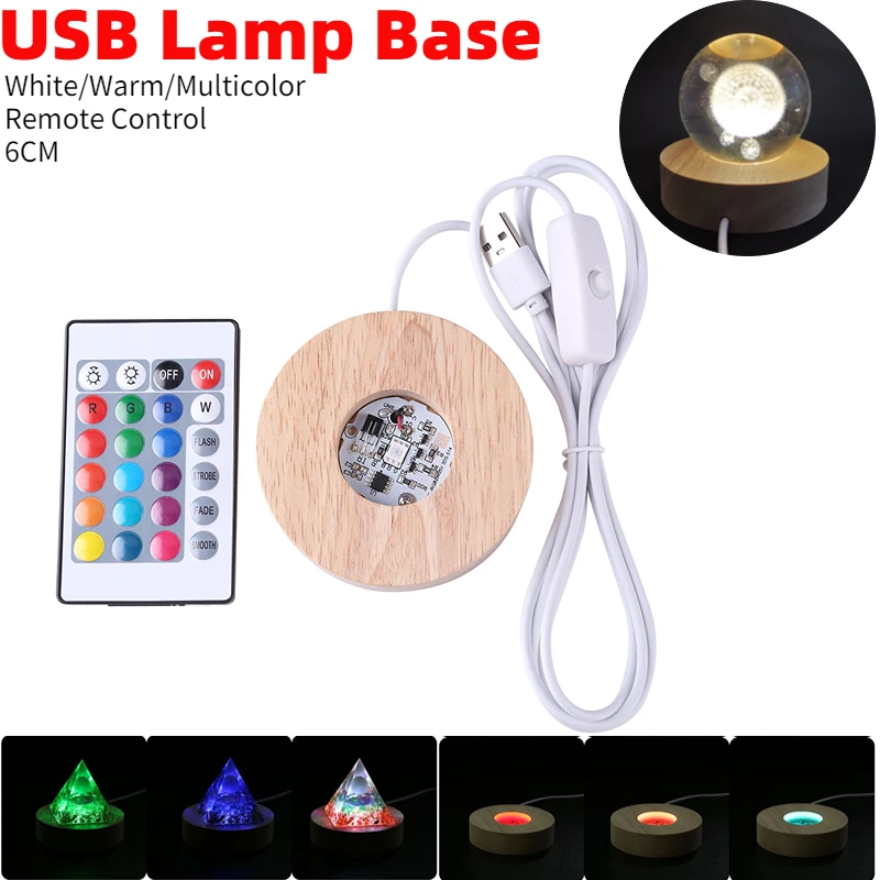 Base de luz de cristal de pirámide de orgonita Natural, luz de noche ...