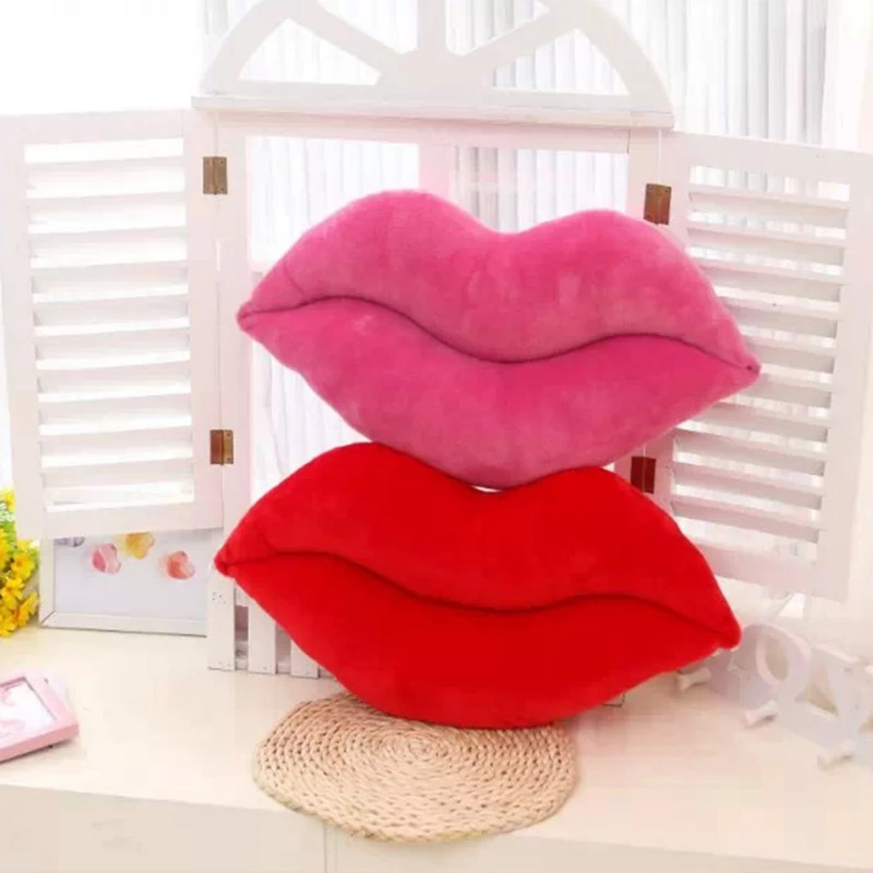 Big-Red-Lips-Cushion-Pillow-Stuffed-Plush-Doll-Car-Seat-Home-Living ...