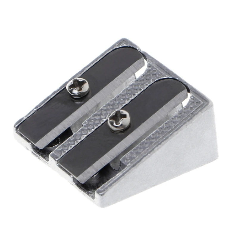Apontador-l-pis-chanfrado-metal-com-furo-apontador-escrit-rio-escolar ...